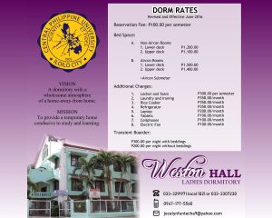Weston Hall Ladies Dormitory - Central Philippine University