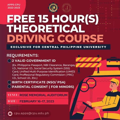 Free Theoretical Driving Course - Central Philippine University