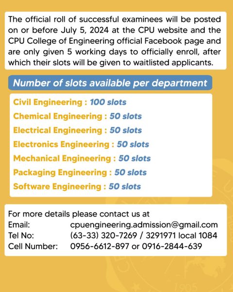 Admission Procedure - Central Philippine University