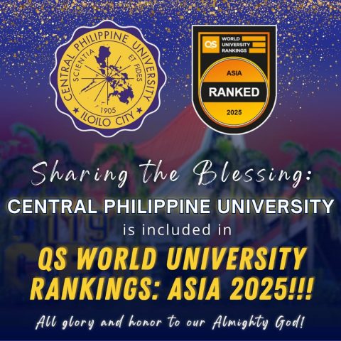 CPU makes it to QS World university Rankings: Asia 2025 - Central ...