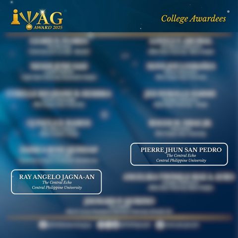 Two Centralians among IWAG awardees of PIA-VI - Central Philippine ...