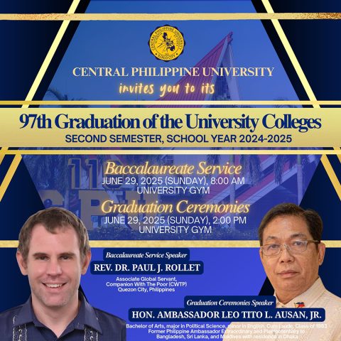 CPU to hold 97th Graduation of the University Colleges - Central ...